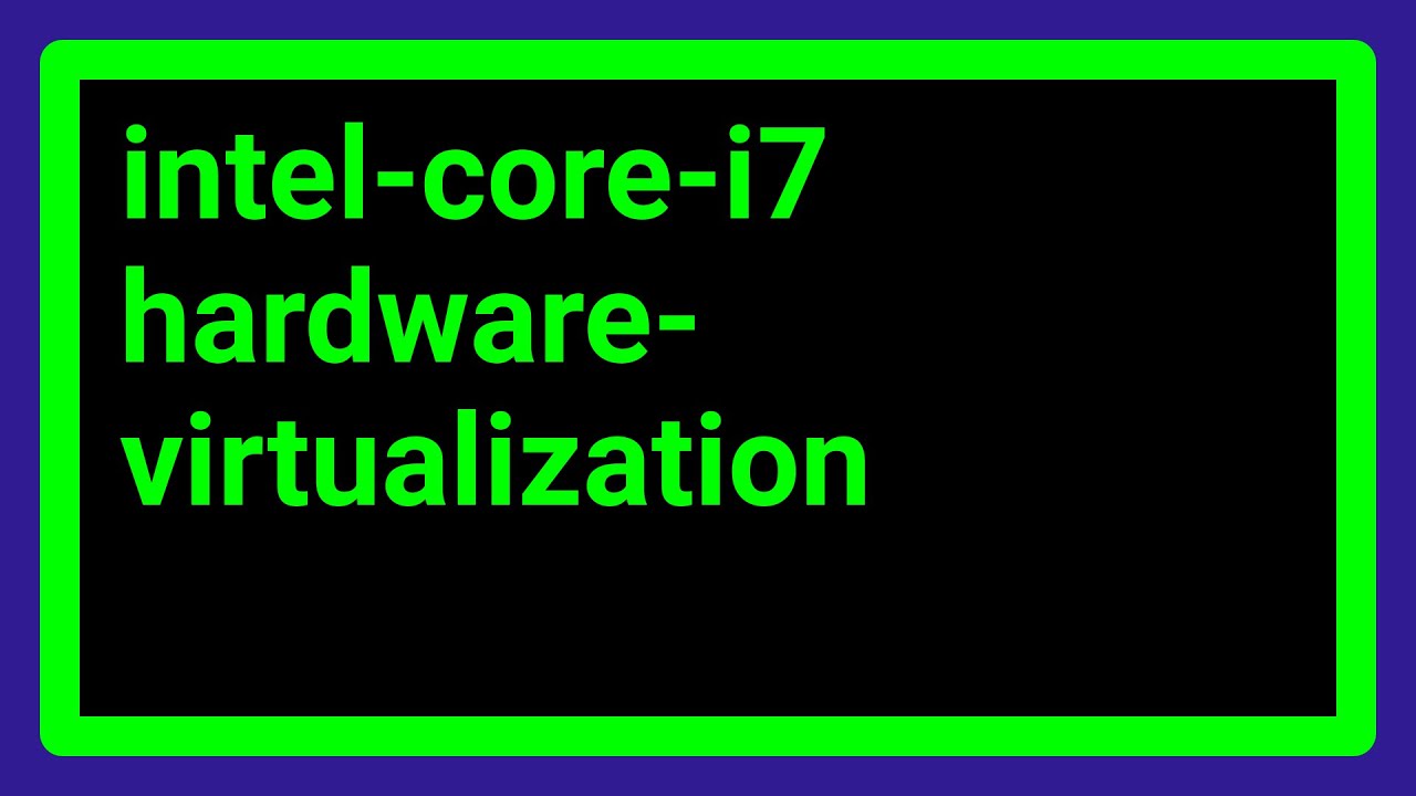 How to enable hardware virtualization on Asus motherboard How to enable hardware virtualization on Asus motherboard