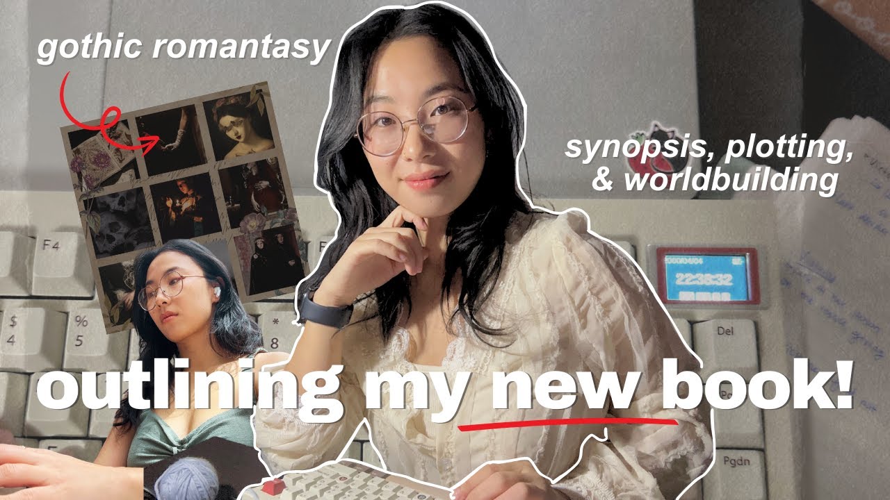 ⚰️ writing vlog ep. 01: outlining my NEW gothic fantasy book! // project CRYPTS - YouTube