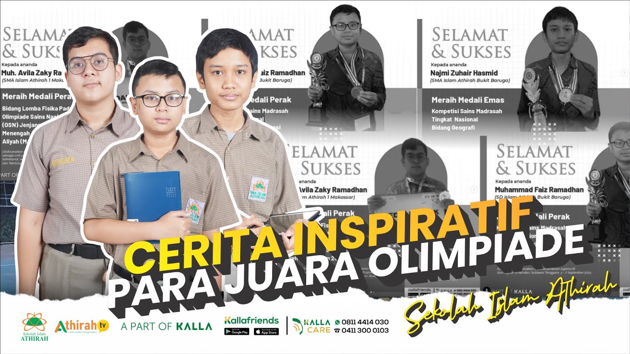 Para Juara Olimpiade Sekolah Islam Athirah Berbagi Cerita | Athirah ...