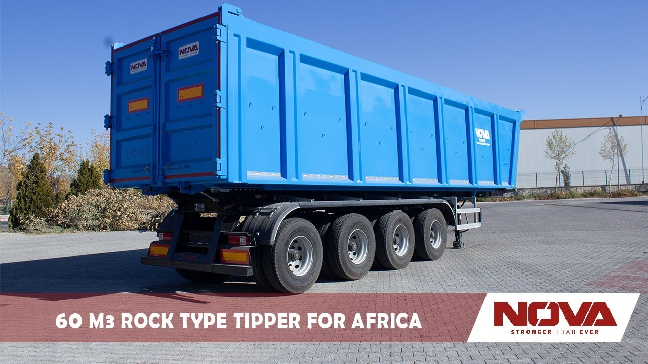 60 M3 (130 TON) ROCK TYPE TIPPER FOR AFRICA - YouTube