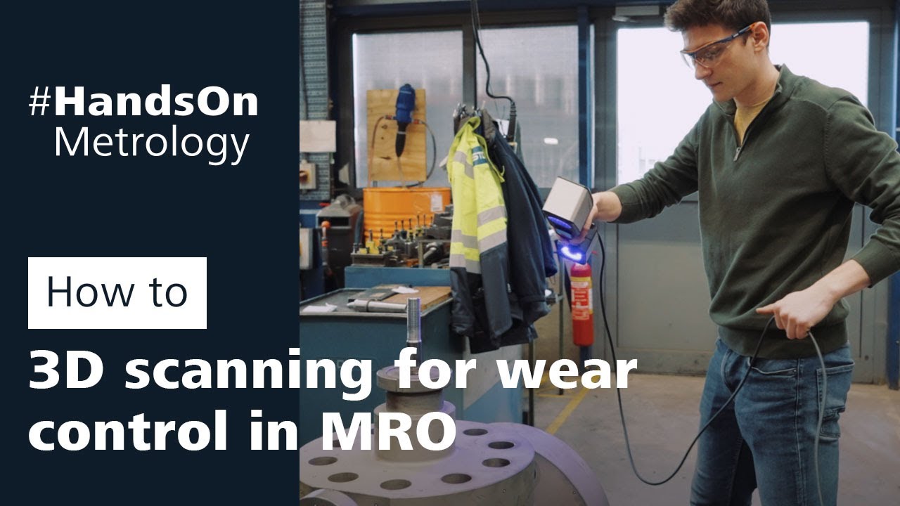 Stork: How to 3D scanning for wear control in the field of MRO - YouTube