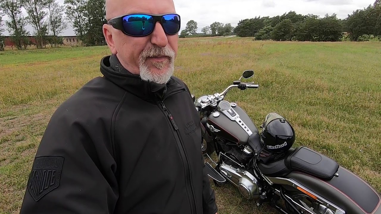 Riding Harley Davidson 114 Fatboy 2019 model. - YouTube