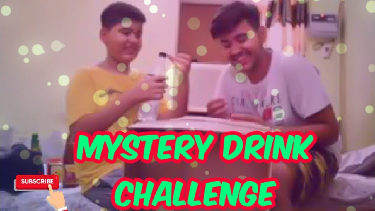 Mystery Drink challenge || ORIGINALLY VLOGR - YouTube