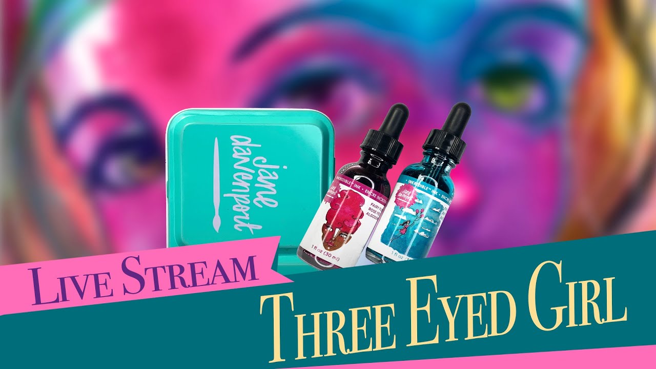 Three Eyed Girl in Watercolors and Colored Pencil - YouTube
