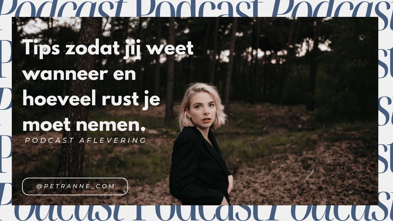 Wanneer neem je genoeg rust?| Tips zodat jij op tijd rust neemt om ook ...