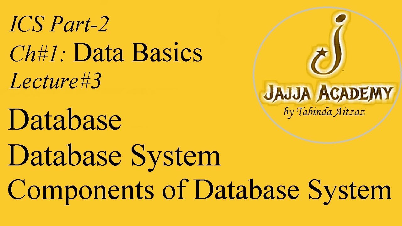 Database Database System Database Components Ics Computer Part 2 8701