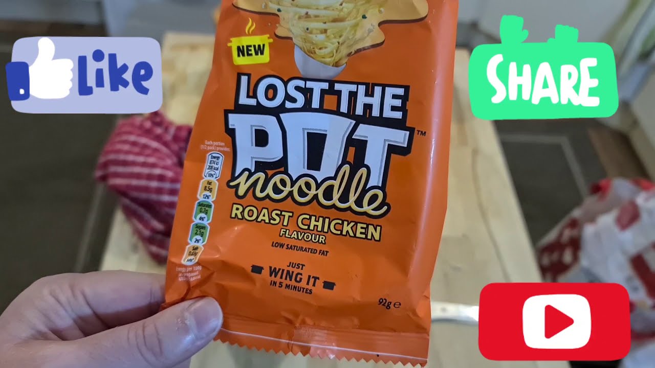 Lost The Pot Roast Chicken Pot Noodle (no pot) - YouTube