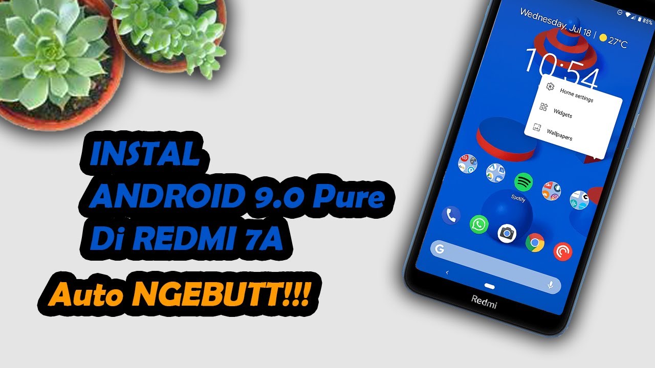 Cara Install Custom ROM Pure Android 9 0 GSI di Xaomi REDMI 7A - YouTube