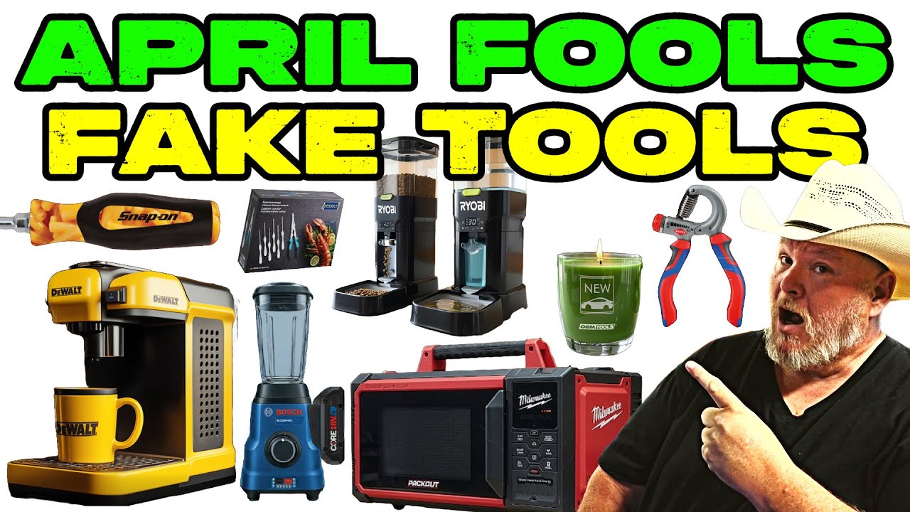 Best of April Fools Fake Tools! (But are they all fake?) - YouTube