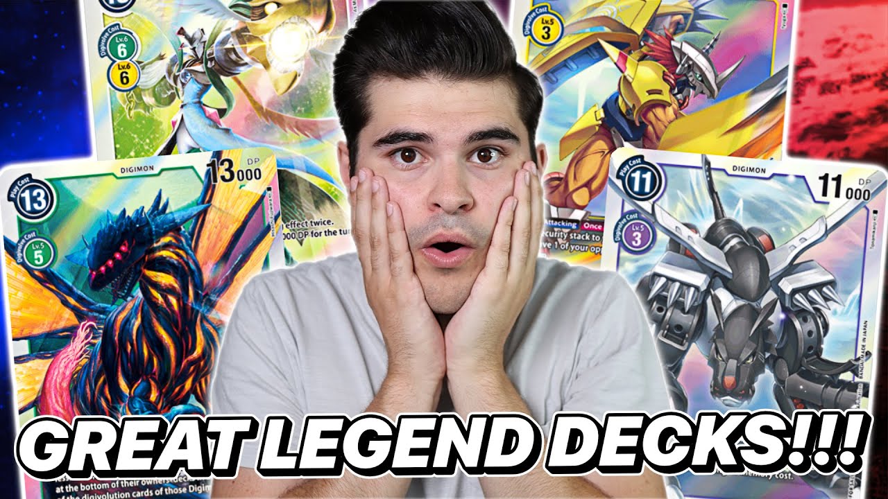 ALL My Digimon TCG Decks for the Great Legend Format! | Digimon Card ...