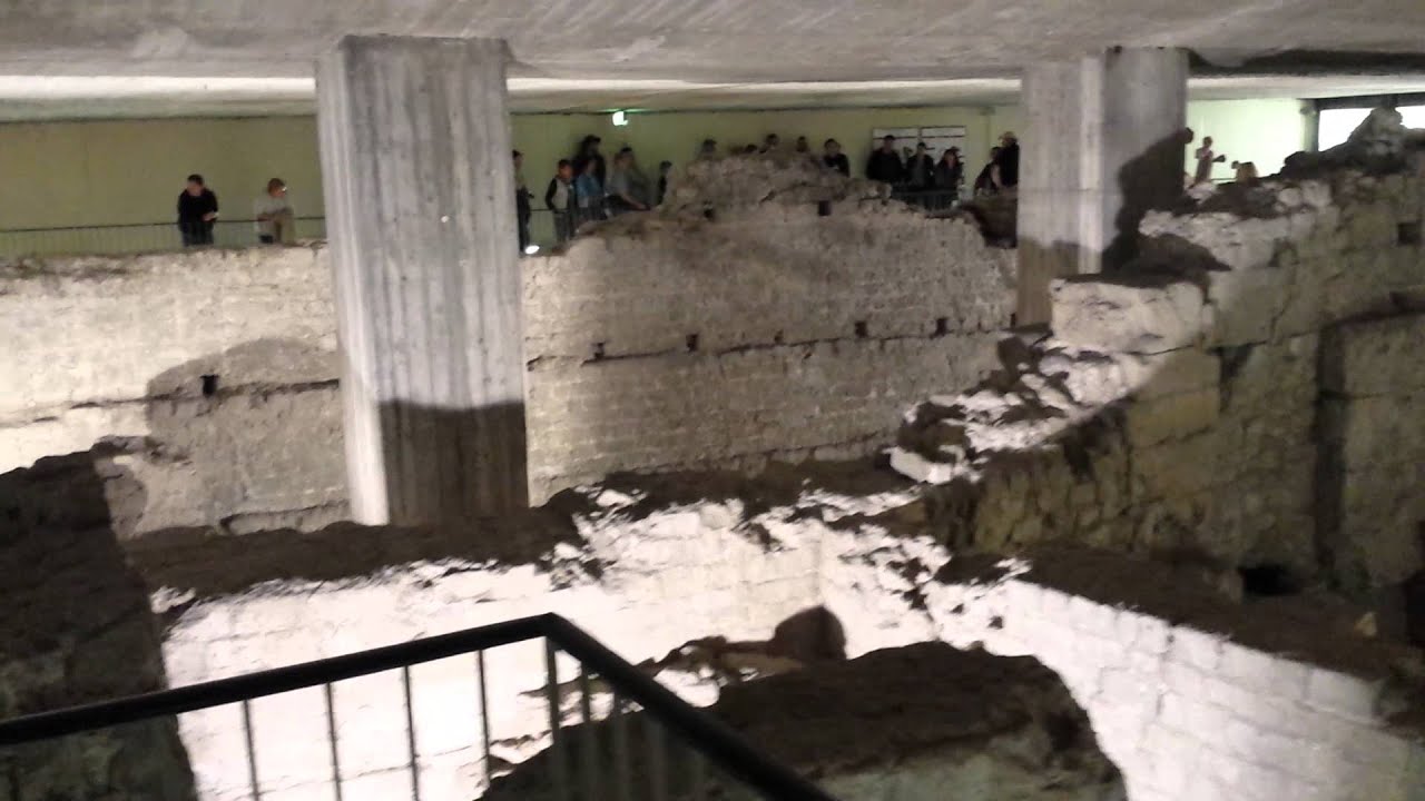 Roman ruins underneath Cologne, Germany - YouTube