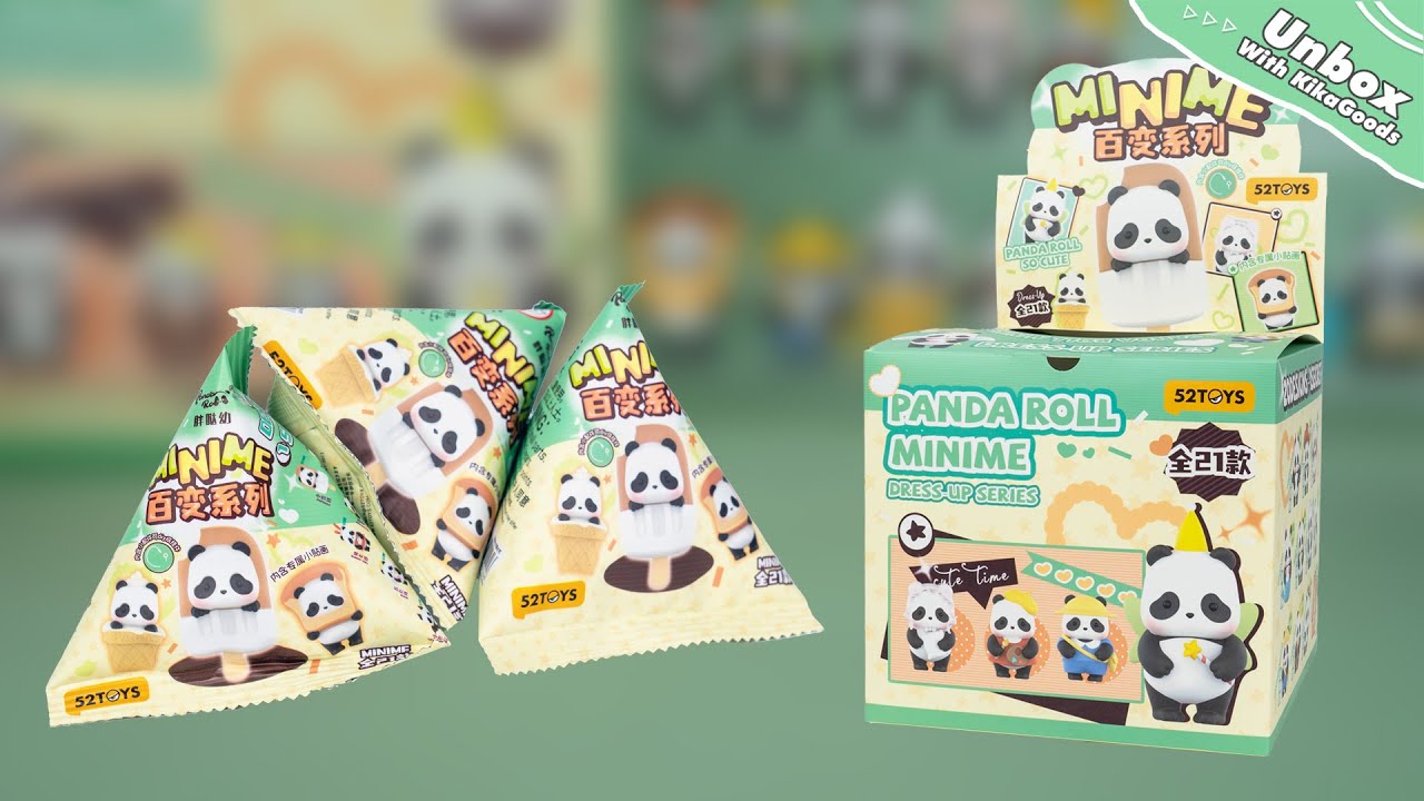 Unboxing Panda Roll MINIME Dress-up Series Blind Bag #kikagoods #asmr # ...