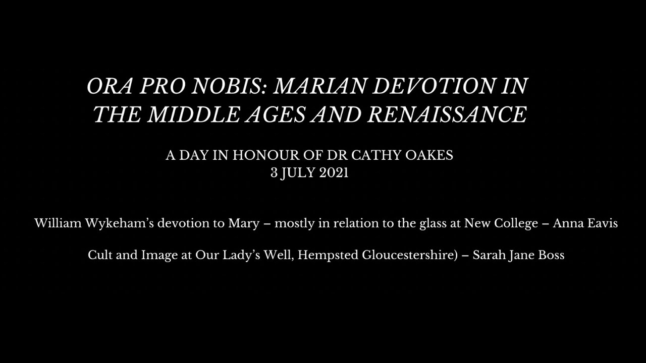 Ora Pro Nobis: Anna Eavis and Sarah Jane Boss - YouTube