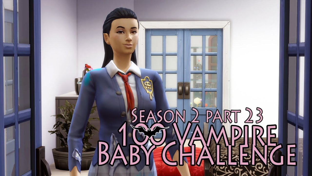 Sims 4: 100 Vampire Baby Challenge | S2 E23 | Spoopy Party - YouTube