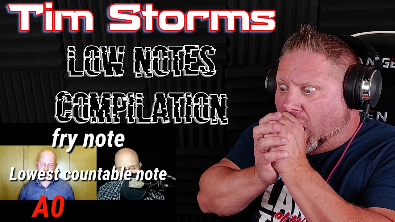 Tim Storms: Low Notes Compilation | REACTION - YouTube