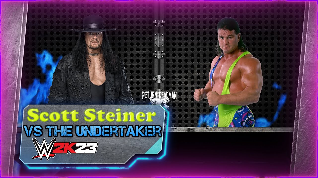 WWE 2k23 Return Of The Deadman 2023 - Scott Steiner VS The Undertaker ...