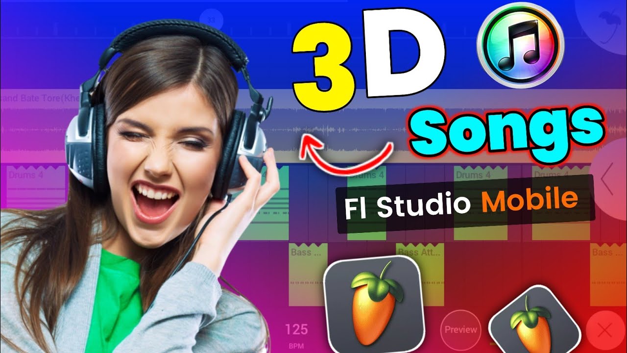 Fl Studio Mobile Me 3D Song Kaise Banate Hai - YouTube