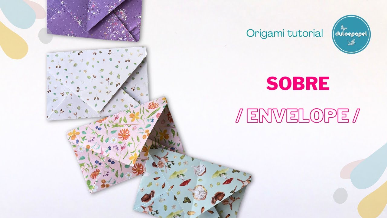 Origami: Envelope :: Sobre - Tutorial | DIY - YouTube