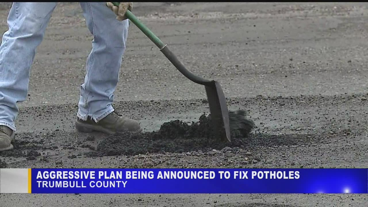 Trumbull pothole plan - YouTube