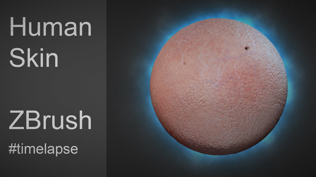 Human Skin - POLYPAINTING | ZBrush | #timelapse - YouTube