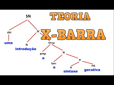 Teoria X-Barra (X-bar theory) - Introdução (Linguística Gerativa) - YouTube