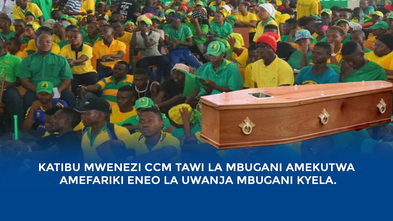 Katibu Mwenezi CCM Tawi la Mbugani amekutwa Amefariki eneo la Uwanja ...