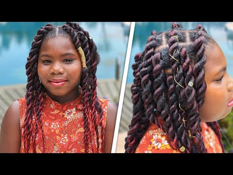 Paisley’s Jumbo-Twist Braids (2 Methods) | Cute Girls Hairstyles