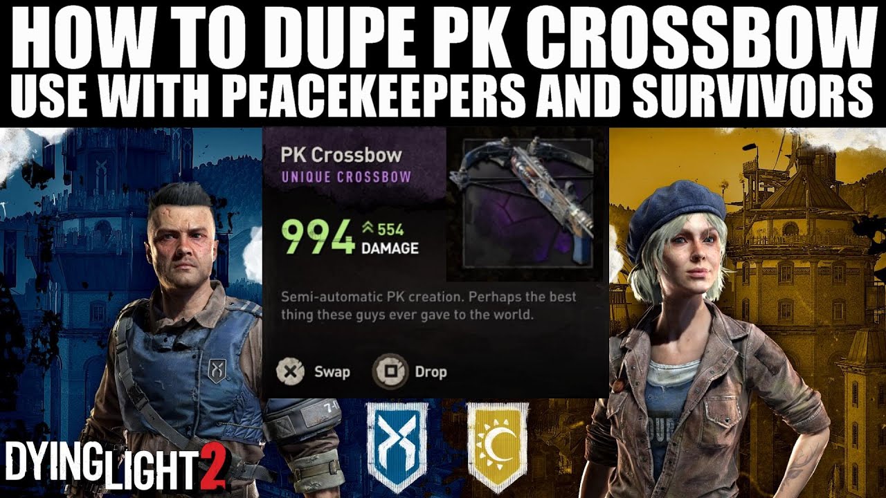 How To Dupe The PK Crossbow and use with Survivors and Peacekeepers ...
