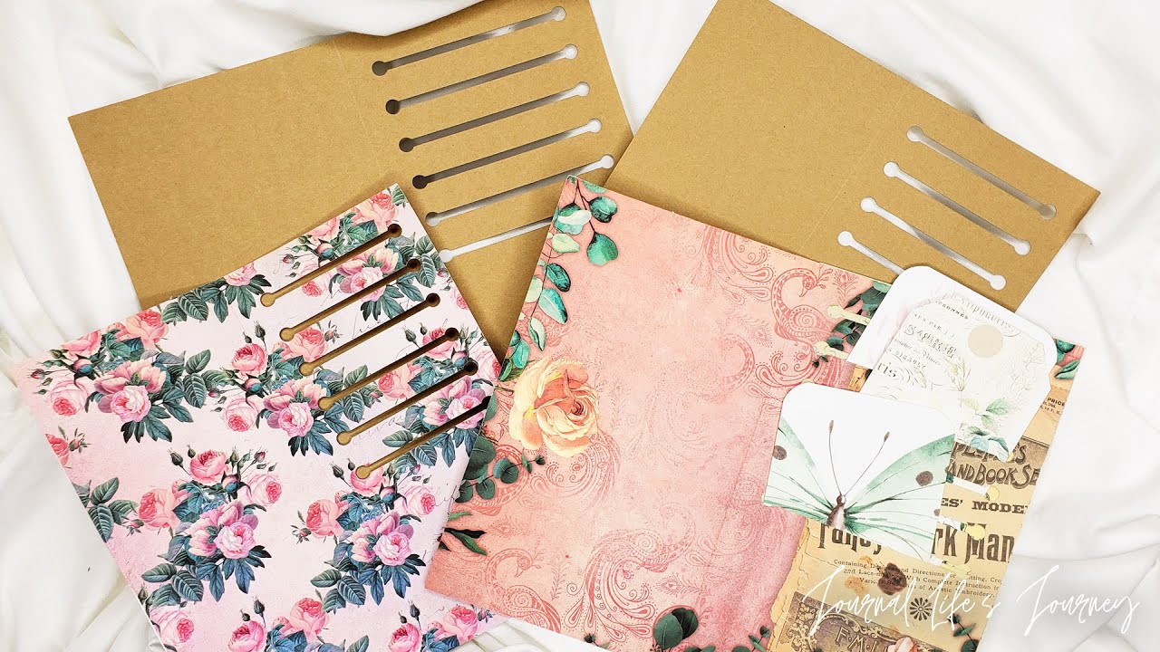 Junk Journal Folio Folder Pocket Insert SVG CutFile SHE BLOOMS Journal ...