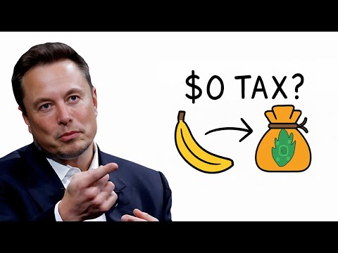 Why Elon Musk Pays No Taxes Explained with Bananas
