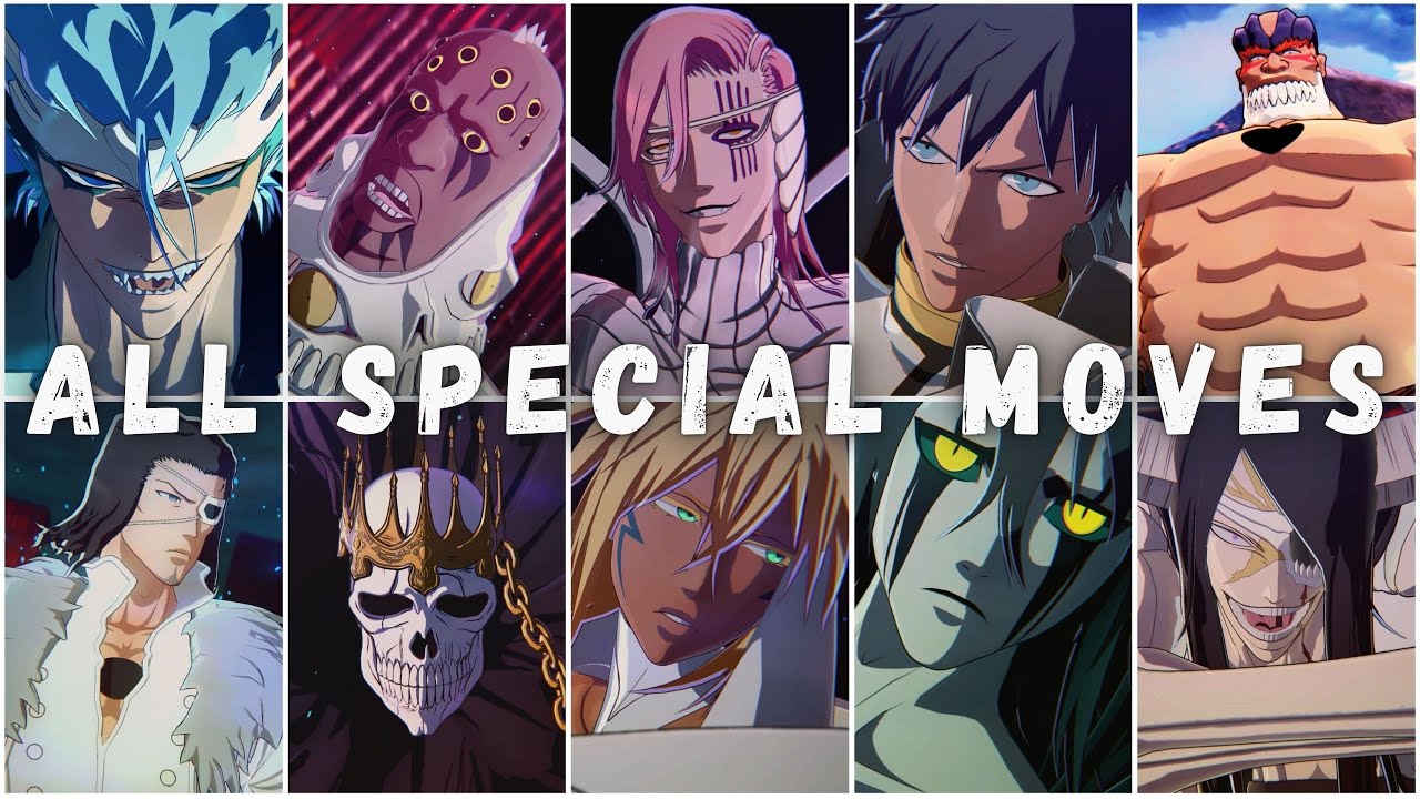 All ESPADA Special Moves BLEACH Rebirth of Souls - YouTube