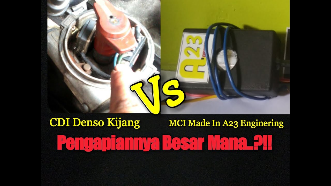 Pengapian Mobil CDI Denso Asli Vs MCI Made In A23 Enginering || Novan ...
