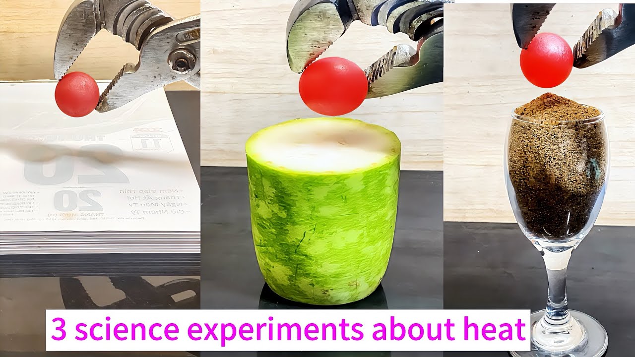 3 science experiments about heat - YouTube