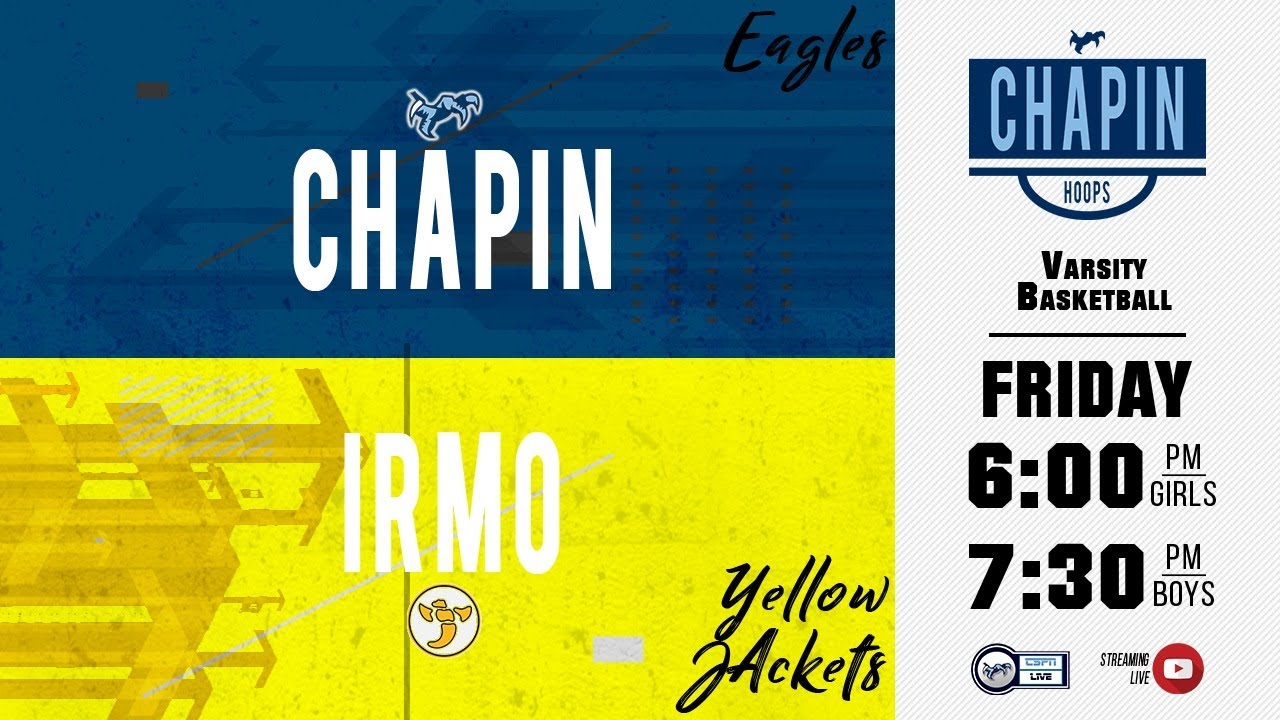 Chapin Varsity Basketball vs Irmo - YouTube