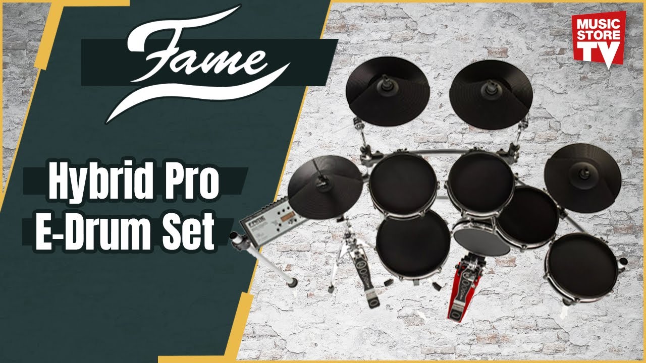 Fame Hybrid Pro E-Drum Set - YouTube