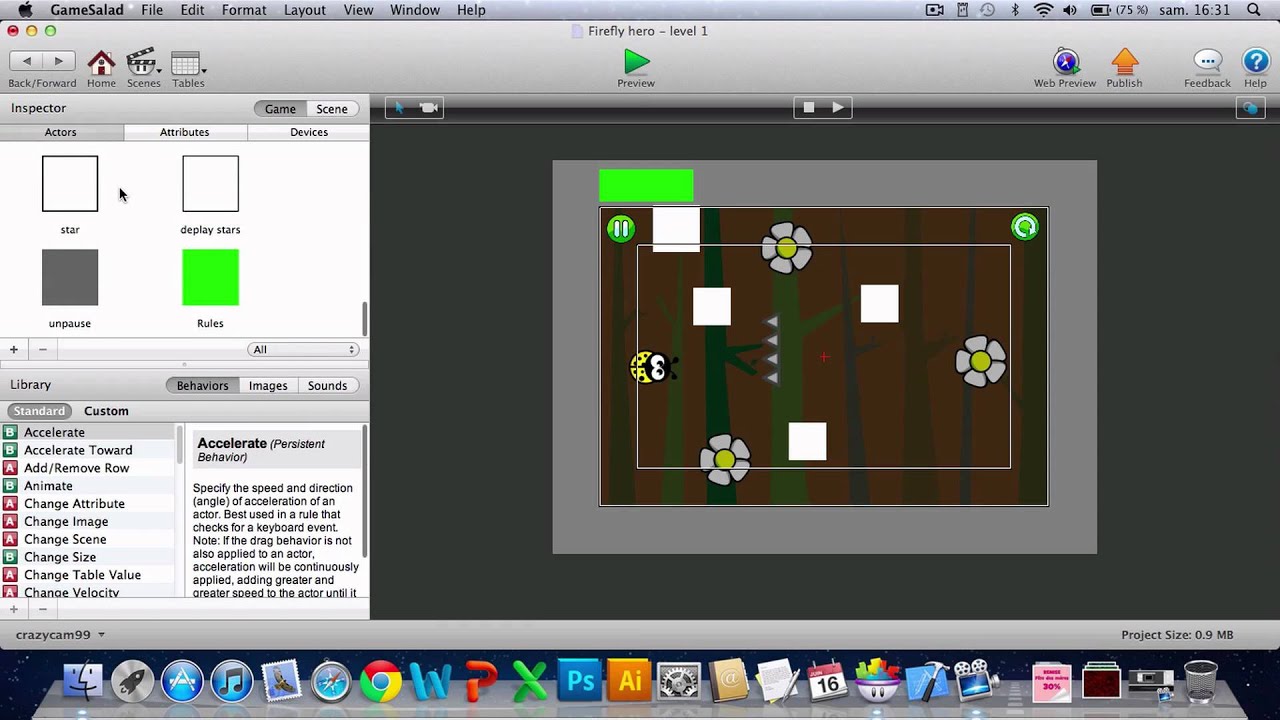 Start to finish tutorial to make the game Firefly Hero Part 7 - YouTube
