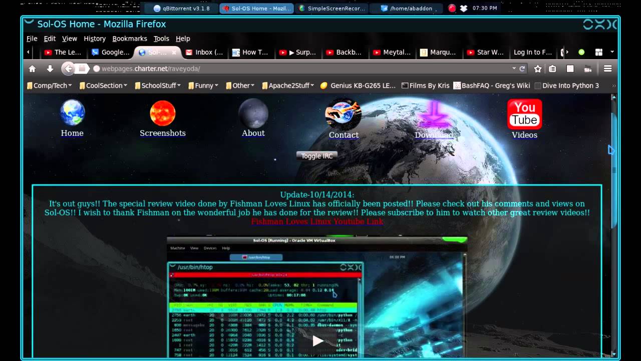 Sol OS Reviewed By Fishman Loves Linux And More! - YouTube