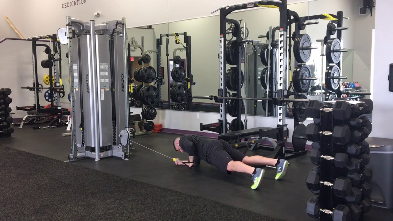 Matthew Ibrahim | Cable Plank 1-Arm Row to Tricep Extension - YouTube