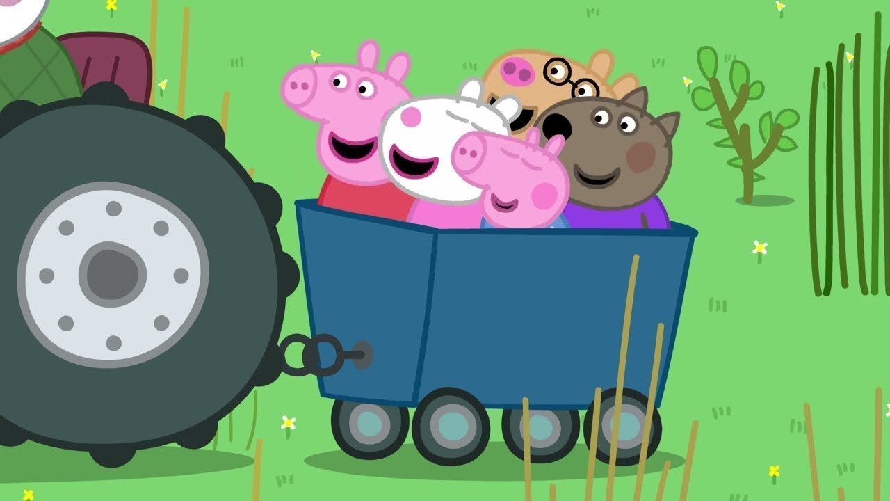 Peppa Pig Goes For A Tractor Ride 🐷 🚜 Adventures With Peppa - YouTube