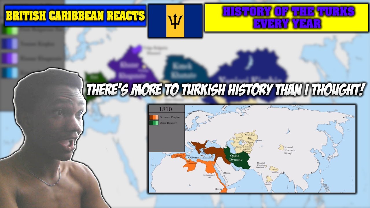 caribbean british guy reacts to The History of the Turks - Every Year ...