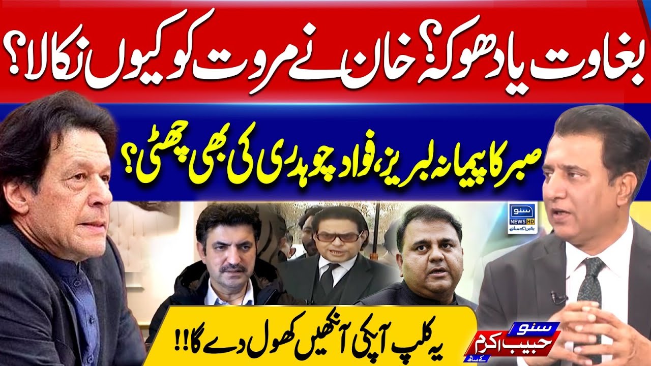 Mission Clean UP in PTI - Who’s Out on Khan’s Orders? - Suno Habib ...