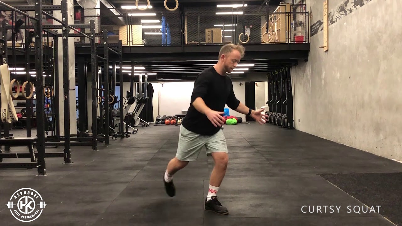 Curtsy Squat - YouTube