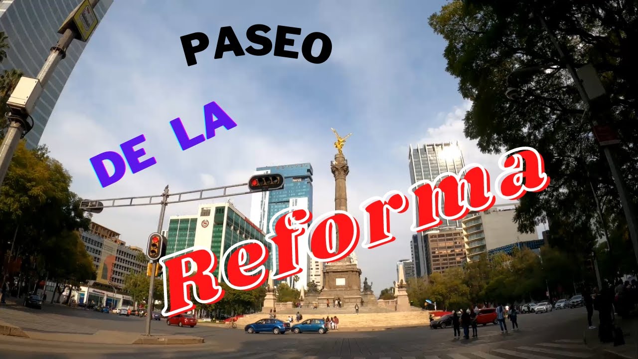 Av. Paseo de la Reforma /// #CityWalk /// walkingtour Mexico City - YouTube