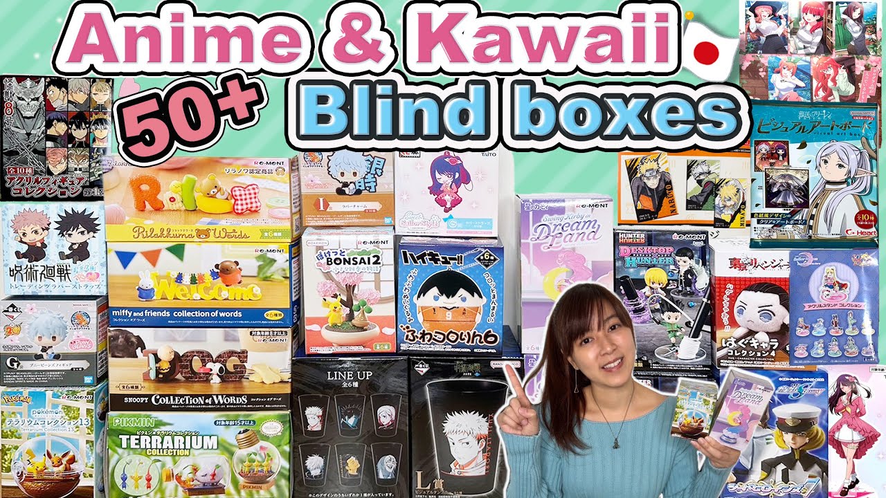 Unboxing 50+ Anime and Kawaii Blind Boxes from Japan🇯🇵 - YouTube