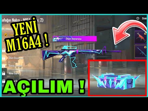 YÜKSELTİLEBİLİR M16A4 (ŞAFAĞIN NABZI) AÇILIMI ! PUBG Mobile Lite