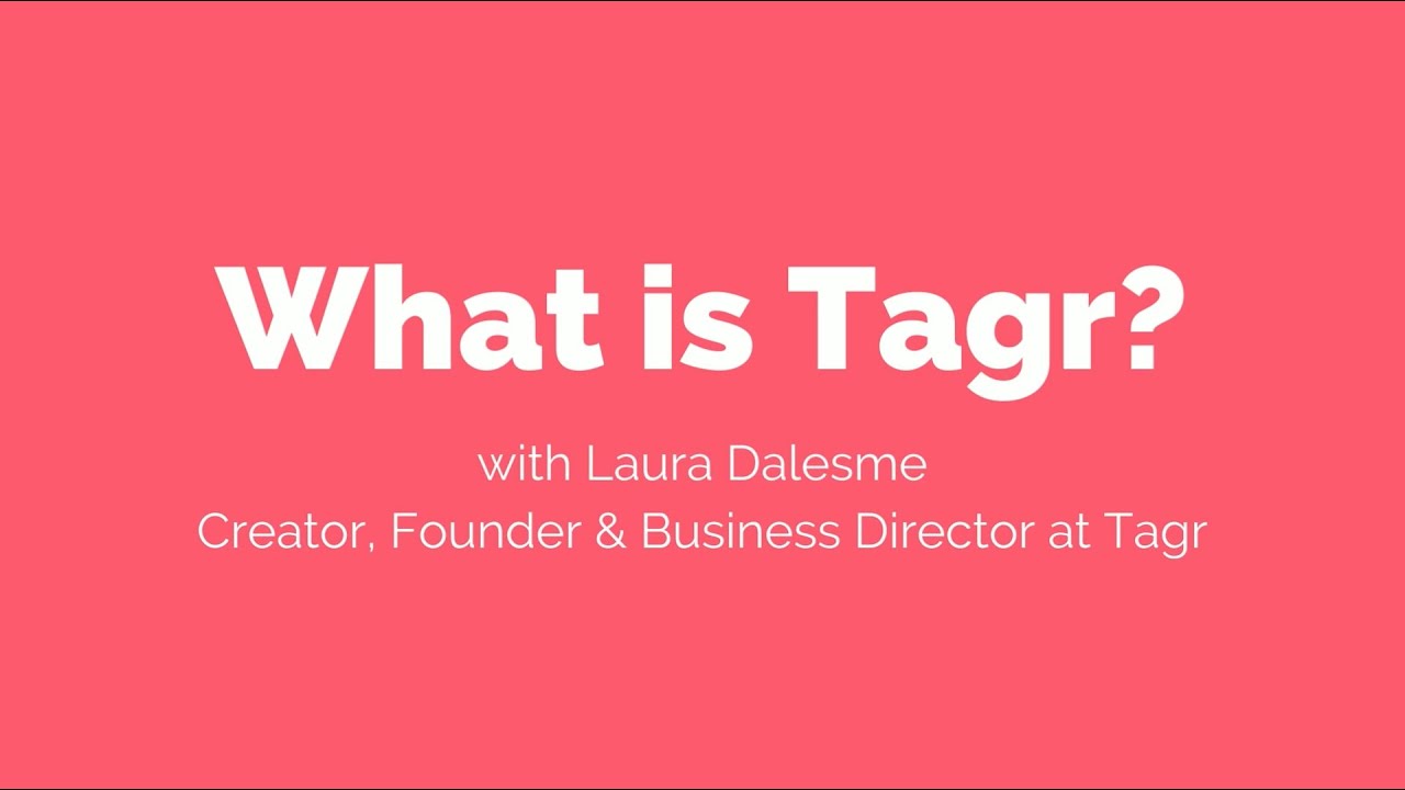 What is tagr ? Quick Interview - YouTube