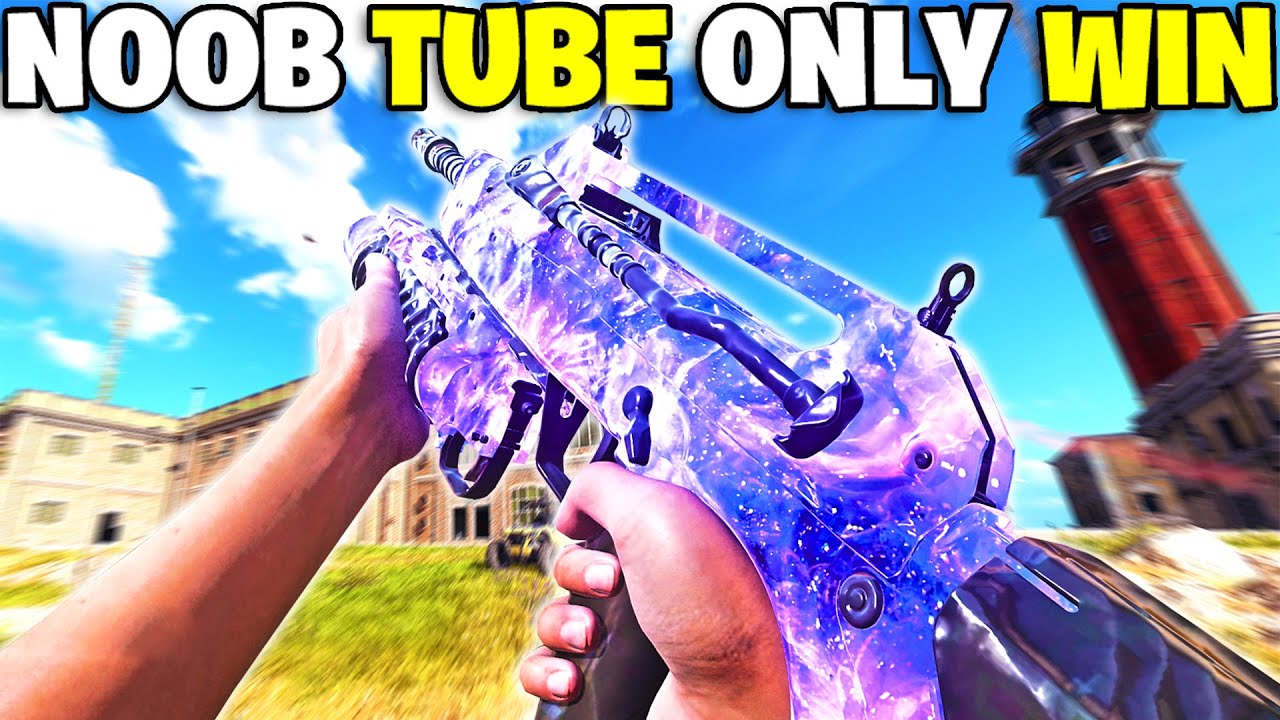 I Won using ONLY the NOOB TUBE on Rebirth Island! 🤣 (Warzone) - YouTube