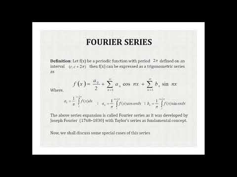 Fourier series - introduction - YouTube
