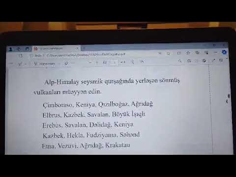 Sual 8 - 14.01.2024 tarixli 10-cu sinif Blok imtahanı Coğrafiya fənni üzrə sualların izahı - YouTube