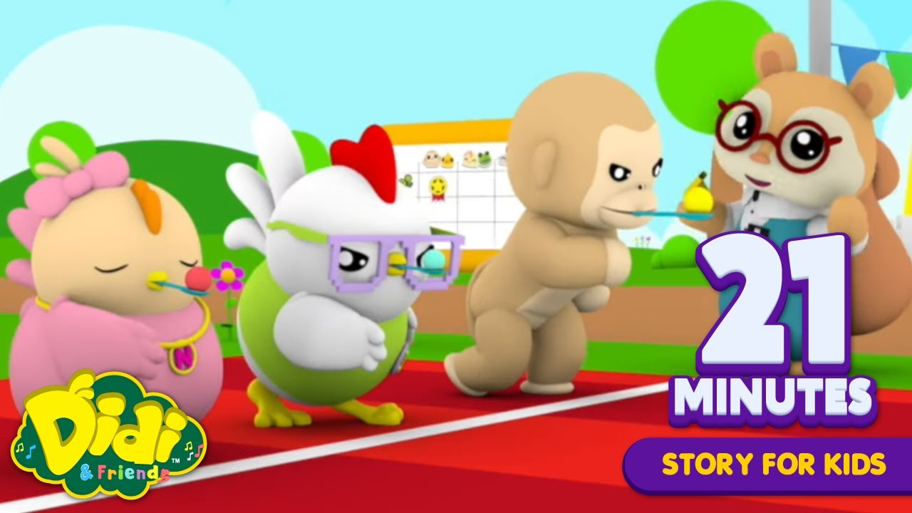 Sports Day | 21 Minutes Educational Story Compilation For Kids | Didi ...